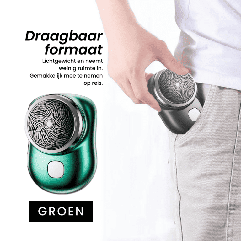 ExoMax Draagbaar elektrisch scheerapparaat - Koopje.com