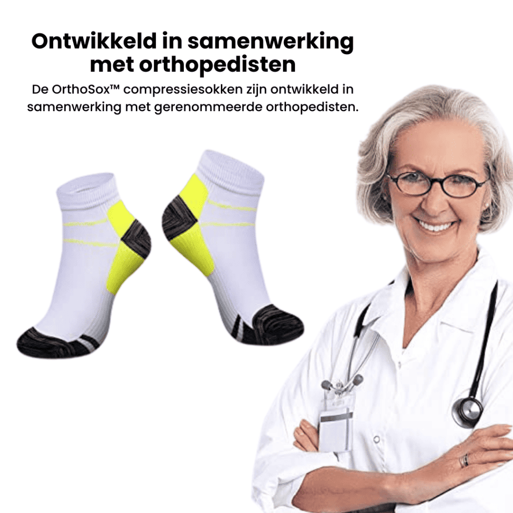 OrthoSox - Orthopedische Enkel Compressiesokken - Koopje.com