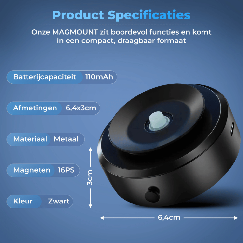 MAGMOUNT - Universele Magnetische Mobiele Telefoonhouder - Koopje.com