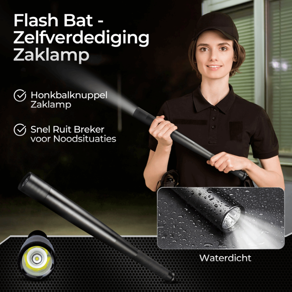 Flash Bat - Zelfverdediging Zaklamp - Koopje.com