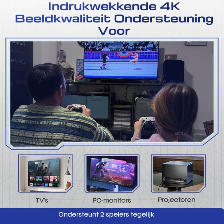 Quantum Play - 4K Gaming Stick - 30.000+ Games - Koopje.com